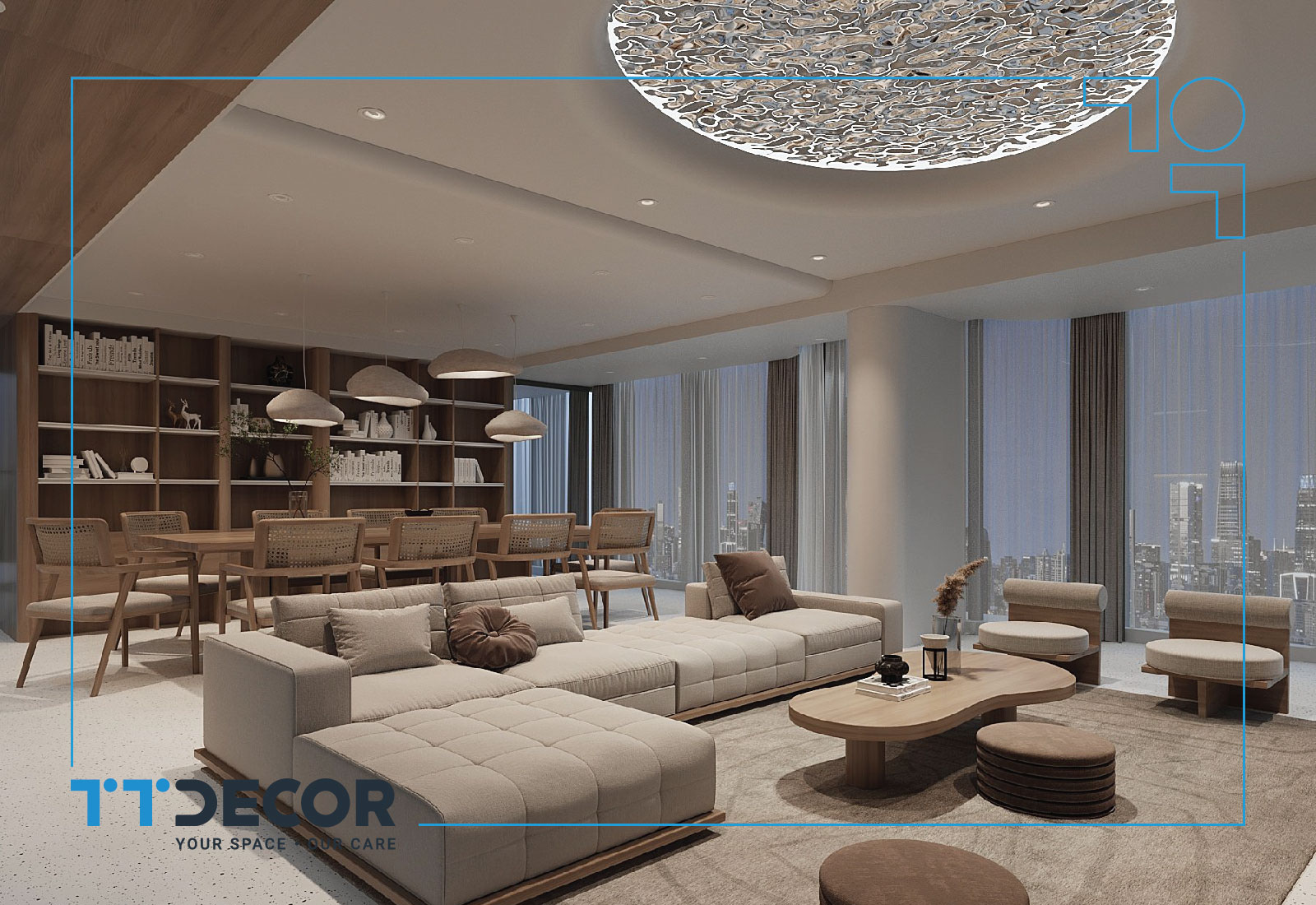 THI CÔNG NỘI THẤT PHONG CÁCH HIỆN ĐẠI TẠI LANDMARK 81